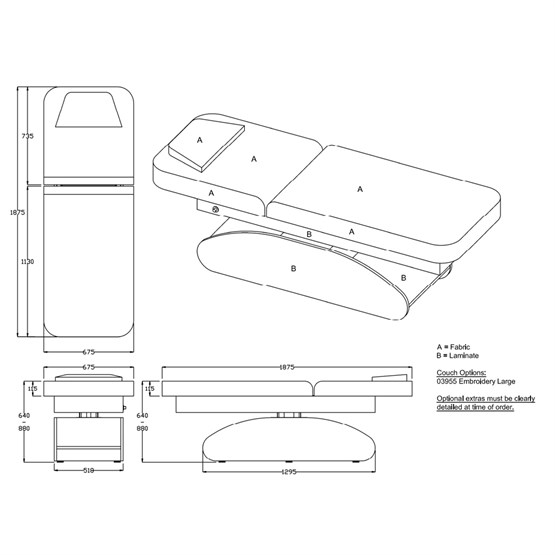 REM Pebble Motorised Spa Couch | REM Salon Couches | Capital Hair ...