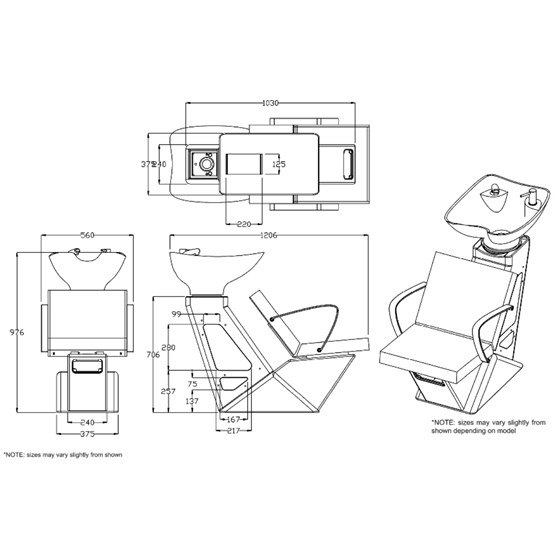 REM Fame Baltic Wash Unit - Black | Wash Units | Capital Hair & Beauty ...